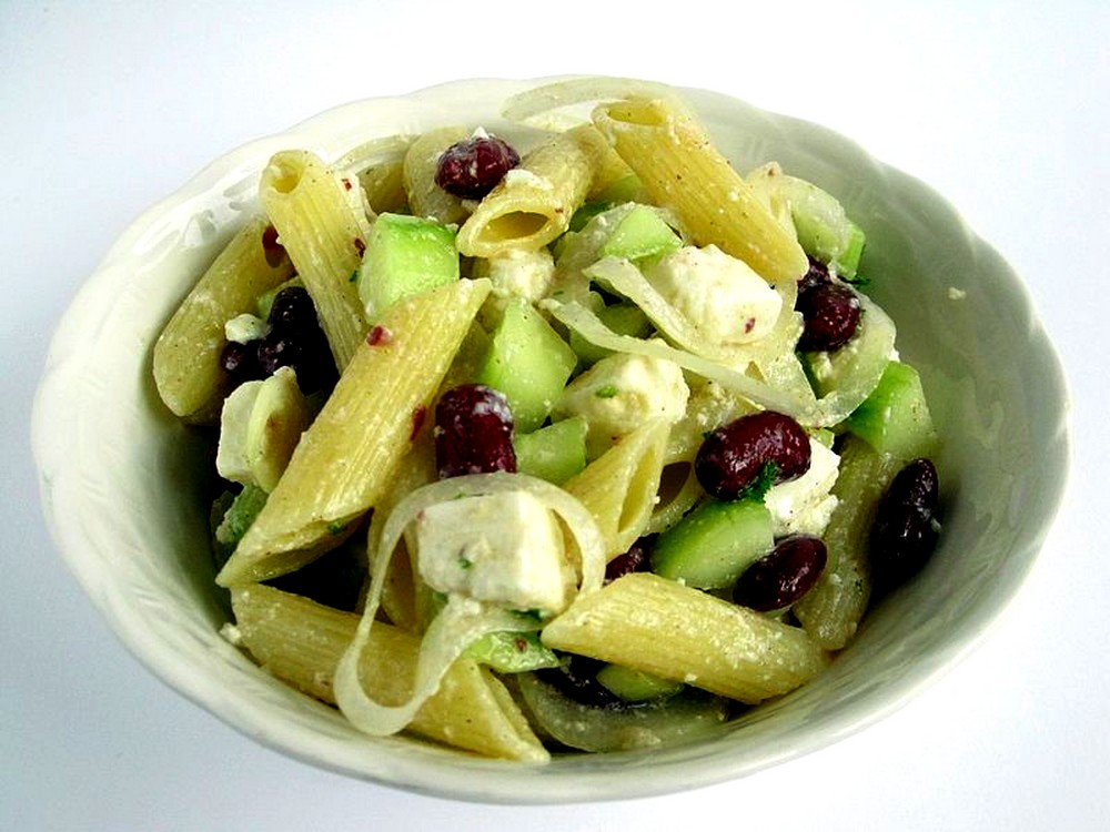 Mostacholes con salchicha y brócoli